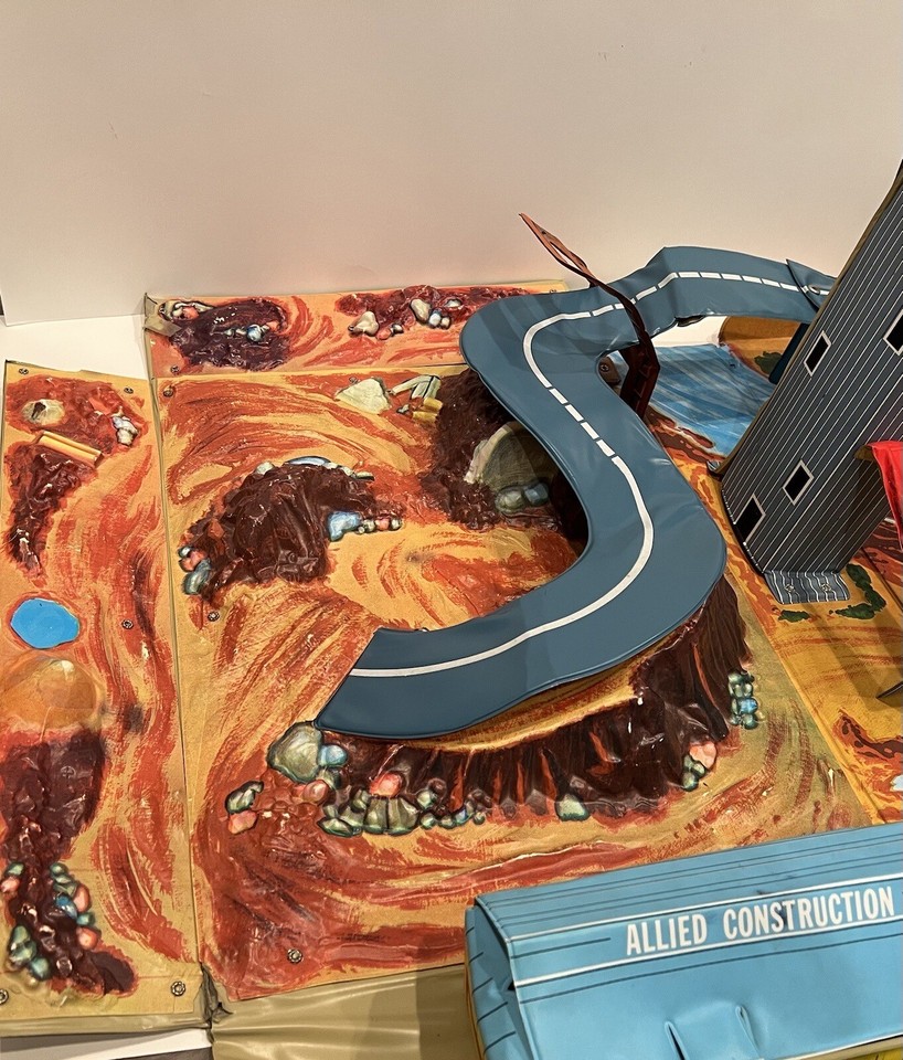 VINTAGE MATCHBOX TOY CONSTRUCTION SITE VINYL PLAY SET 1973 | eBay