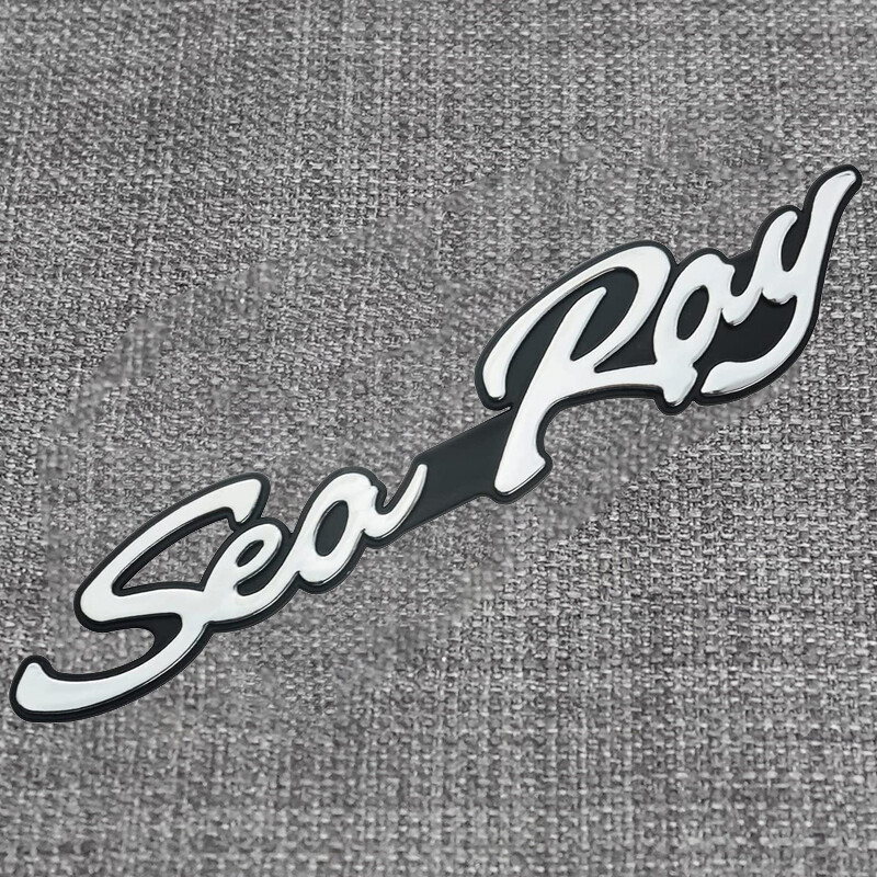 For Sea Ray Searay Script Logo Emblem Chrome Part 188060 5" New -1Pc | eBay