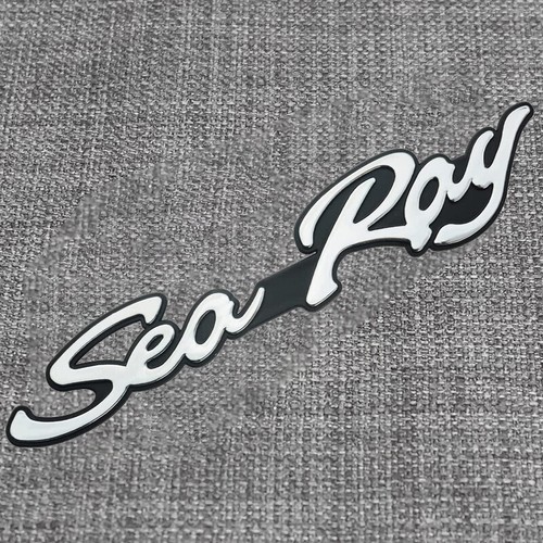 For Sea Ray Searay Script Logo Emblem Chrome Part 188060 5" New -1Pc | eBay
