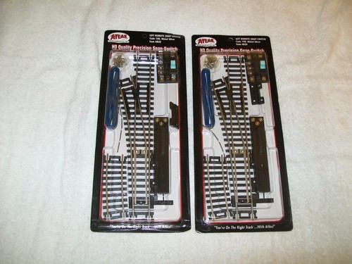 Lot Of 2 ATLAS (HO-Scale) #850 Code 100 Nickel Silver - Left Remote ...