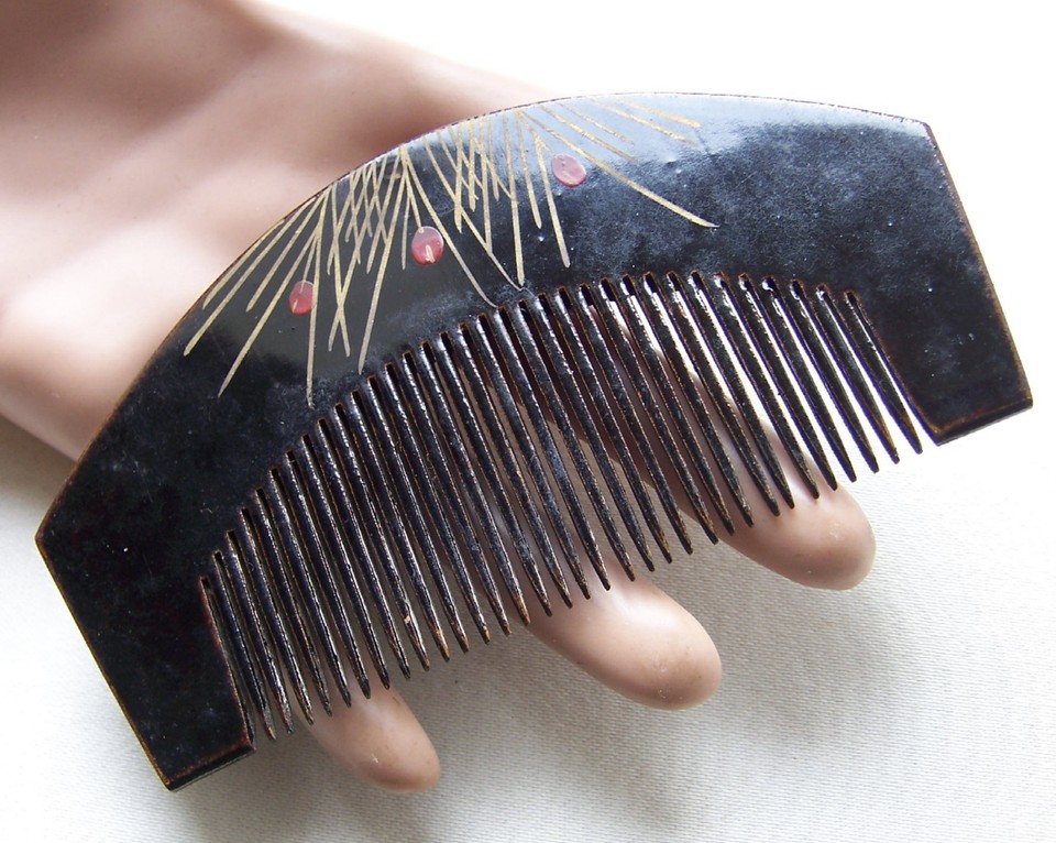 Vintage Japanese hair comb hair pin kanzashi geisha set (AHI) | eBay