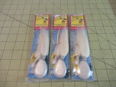 3 NEW Saltwater Jig HI- LO RIG 4 Oz Stinger Trailer Hook Fluke Sea Bass ...