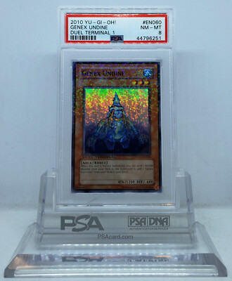 YUGIOH DT01-EN060 GENEX UNDINE DUEL TERMINAL SUPER RARE HOLO FOIL PSA 8 ...