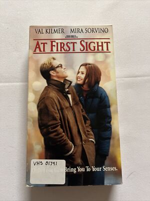 1998 AT FIRST SIGHT Val Kilmer VHS Tape, COMPLETE/TESTED SEE PHOTOS ...