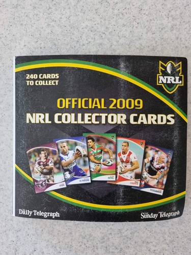 *Reduced* Nrl Collector Cards 2008 & 2009 Full Books | eBay Australia