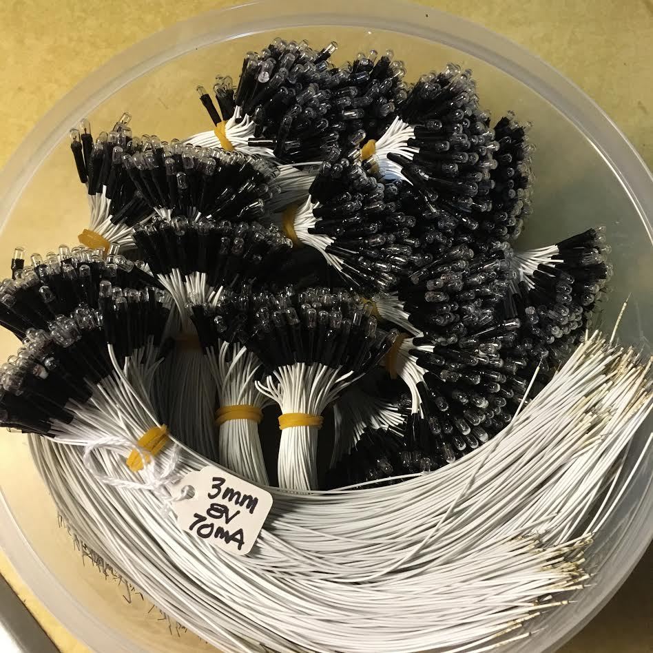 (25)8V-3MM- DIAL INDICATOR WIRE LAMP-QRX 6001-7001-777/7070-8080-9090 ...