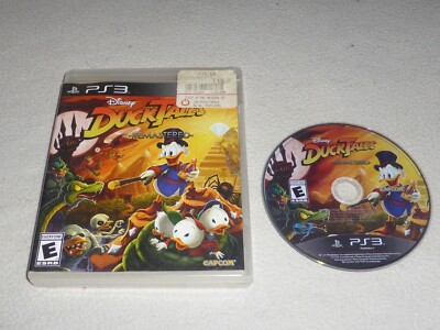 PLAYSTATION 3 PS3 VIDEO GAME DISNEY DUCKTALES REMASTERED W CASE CAPCOM ...
