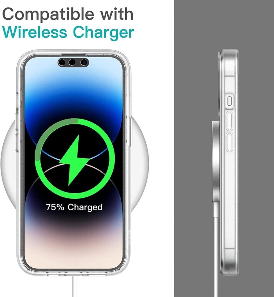 CLEAR FULL BODY 360 Shockproof Phone Case Cover For iPhone 16 15 14 13 ...