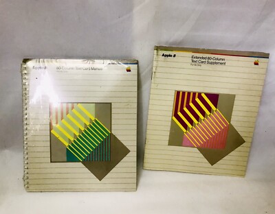 Apple II Computer 80 Column Text Card Manual & Extended Card Supplement ...