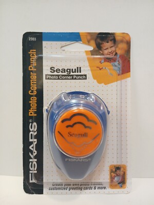 Fiskars Seagull Round #2303 Photo Corner Paper Punch NEW Scrapbooking ...