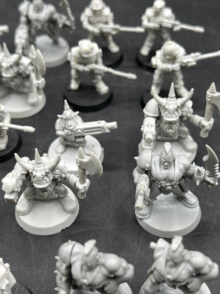 LOT Of 24 WARHAMMER 40K - Not Painted Figures Mixed Mini Figured | eBay