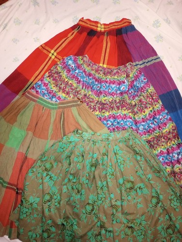 Lot of 4 1950s Homemade Full Skirts Waist 24-25 inch | eBay