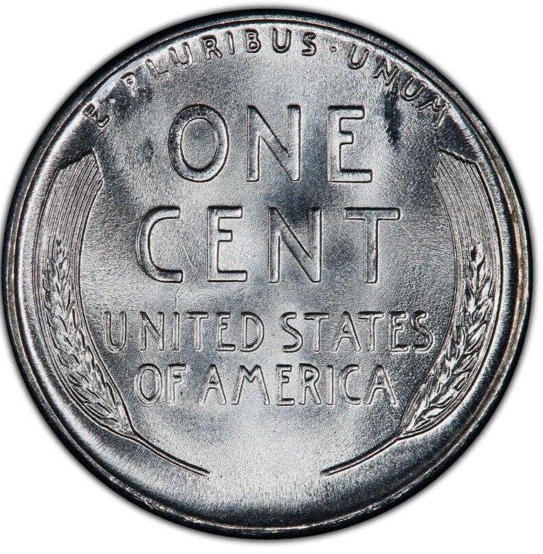 1943 Lincoln Wheat Cent WW2 Steel Penny Gem Bu Uncirculated NOT PLATED ...