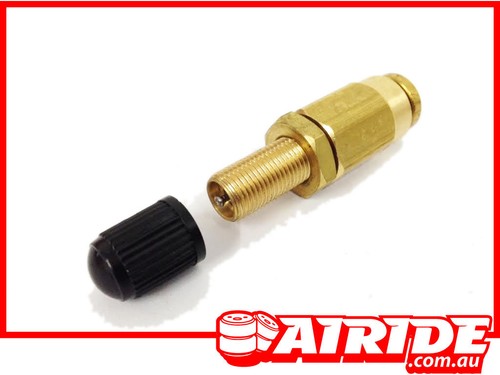 AIR RIDE AIR BAG SUSPENSION SCHRADER INFLATE VALVE 1/4" INFLATION FOR ...