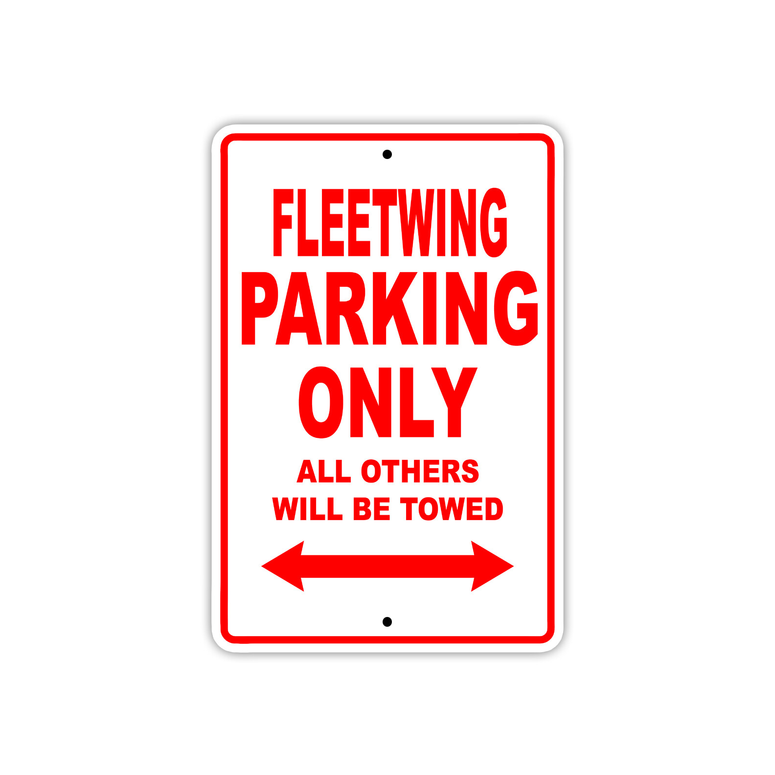 Fleetwing Parking Only Boat Ship Decor Novelty Notice Aluminum Metal ...