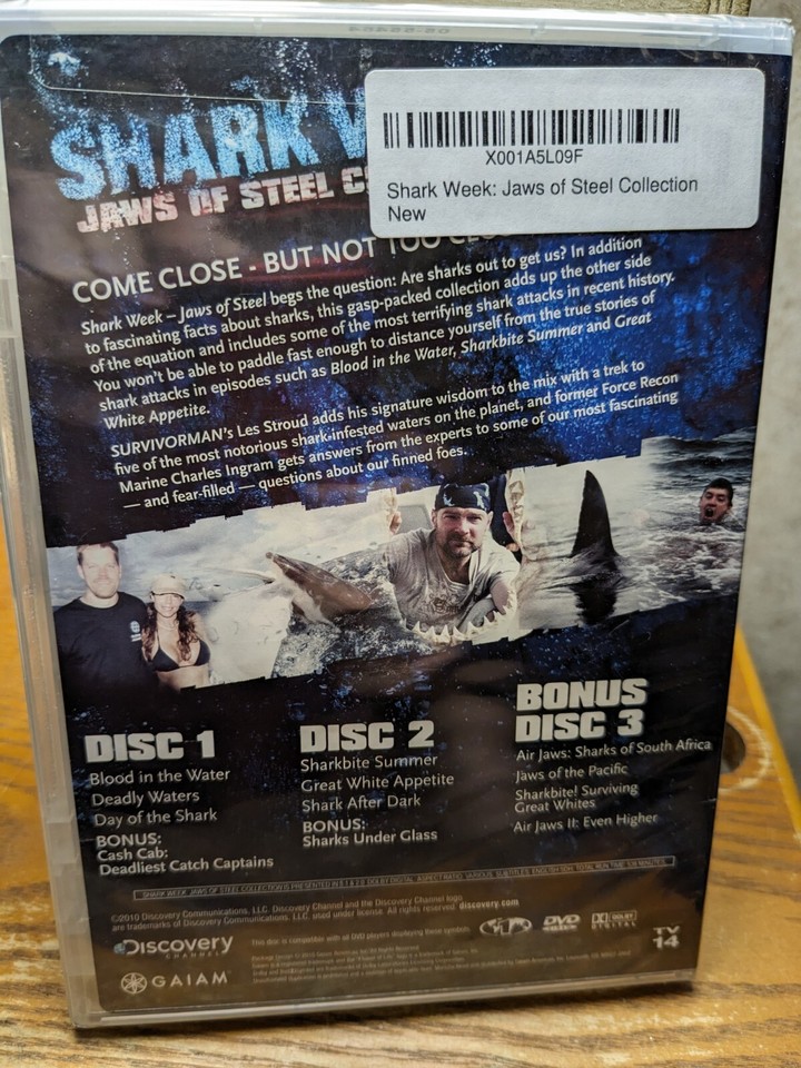 National Geographic Classics: Sharks (3 DVD Set) + Shark Week (3 DVD ...