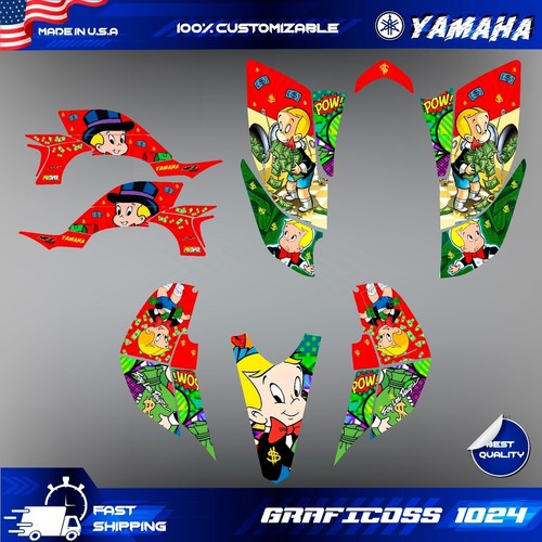 Yamaha YFZ 450 Custom Graphics Kit (2003-2008) Adaptable to 2003-2012 ...