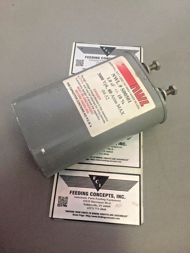NWL S00501 1.0 uf +/- 10% 80 arms 3000 vpk Capacitor | eBay