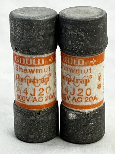 LOT 2 FERRAZ SHAWMUT AMPTRAP A4J40 Class J Current Limiting Fuse 40A ...
