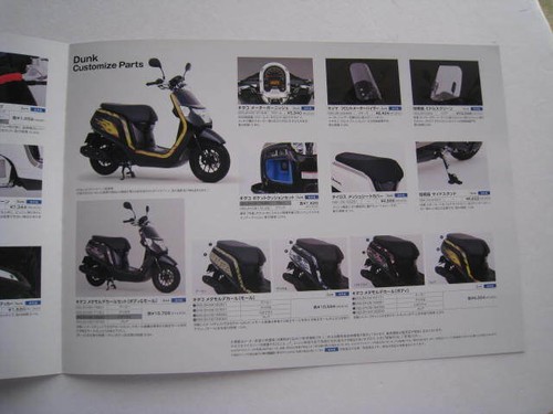 Genuine Customized Parts Catalog Honda Dunk Giorno Tact November 2017 ...