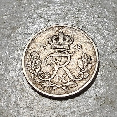 DENMARK 🇩🇰 TEN (10) ØRE COIN 1949 (KING FREDERICK IX) | eBay