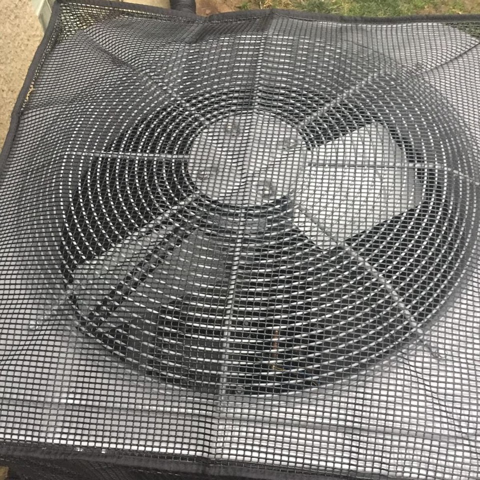 Full Mesh Air Conditioner Cover – AC Cover Designed to Protect Coils ...