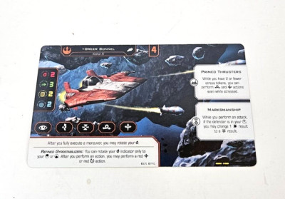Star Wars X-wing 2.0 Miniatures "Greer Sonnel" Promo Over Sized Card ...
