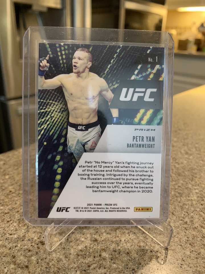 2021 Panini Prizm UFC Petr Yan Instant Silver Prizm , Topps Ufc , Ufc ...