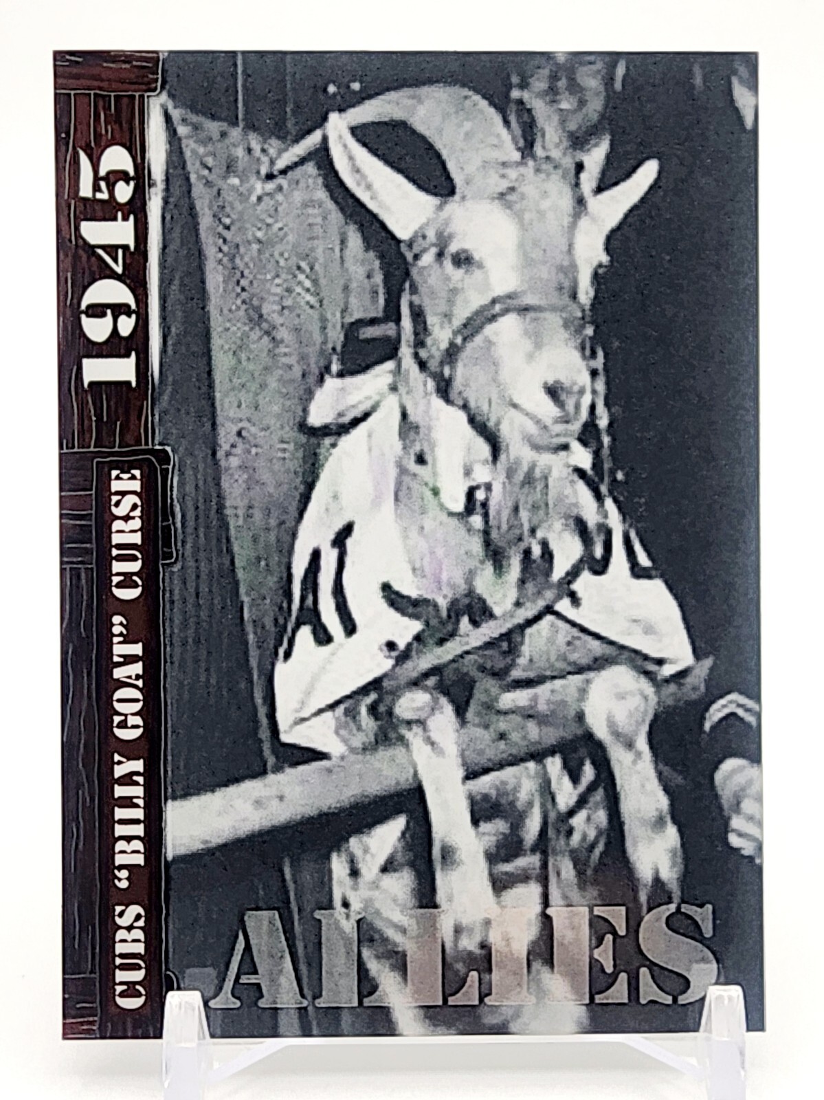 2021 Historic Autographs 1945: End Of WWII #106 Cubs "Billy Goat" Curse ...