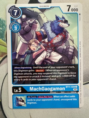 MachGaogamon Nonfoil Digimon TCG DGA894 | eBay