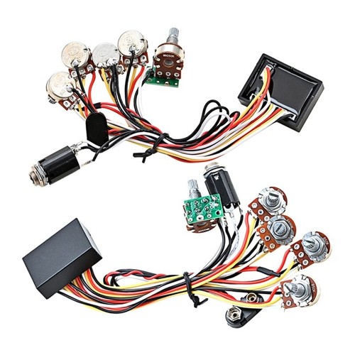 Pre-wired 3 Band Active Passive EQ Equalizer Electric Bass Preamp ...