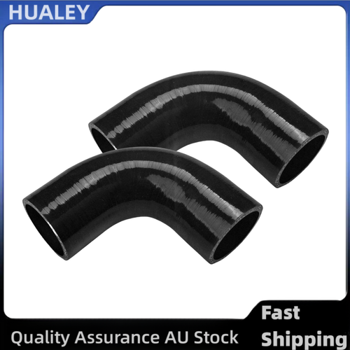 2x 90 Degree 57mm 2.25" 2-1/4" Racing Silicone Hose Elbow Coupler Pipe ...
