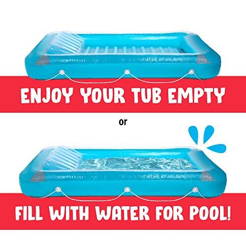 Inflatable Tanning Pool Lounge Float Personal Pool Lounger Tanning Pool ...