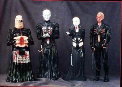 16"Lot of 4 Diff HELLRAISER PINHEAD CENOBITE Horror Movie Vinyl Model ...