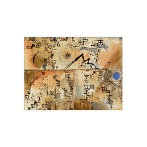 Impression sur Toile Papier Affiche Ou Peinture Paul Klee Three-Part ...