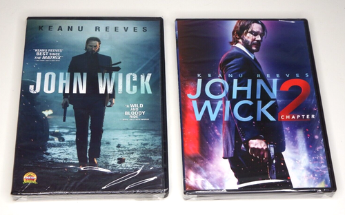 John Wick & John Wick Chapter 2 (DVD, Brand New Sealed) Keanu Reeves ...