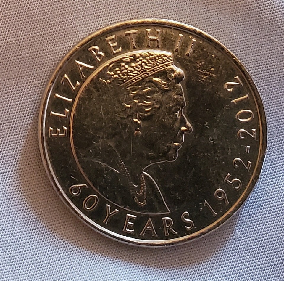 Queen Elizabeth II Silver Coin Old 1952 2012 Diamond Jubilee King ...
