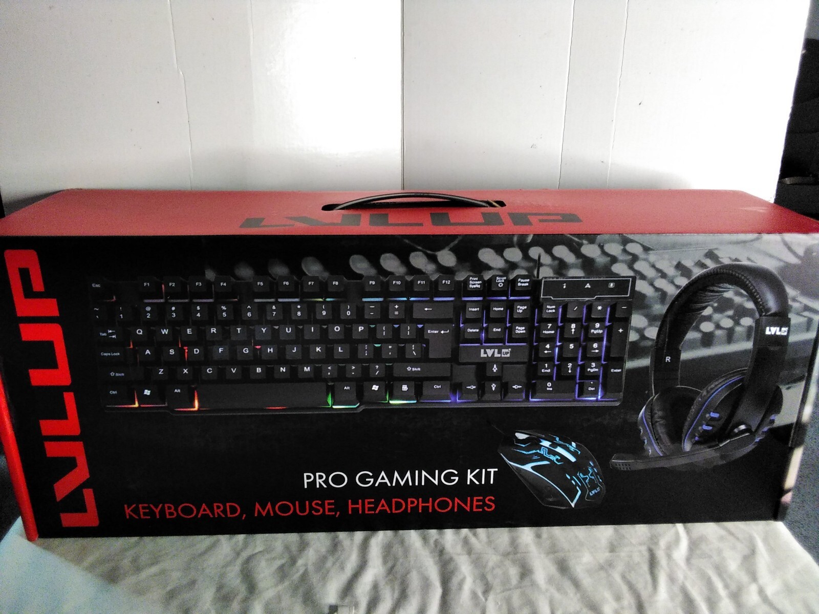 LVL Up Pro Gaming Mouse Keyboard and Headset Bundle LU745 New In Box | eBay