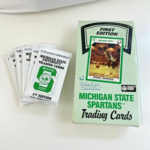 Michigan State Spartans First Edition Trading Cards 36 Pack Count Box ...