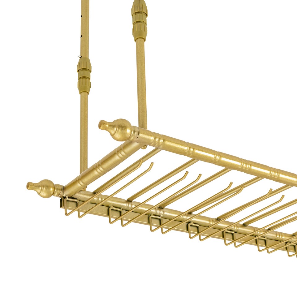 Wine Bar Wall Rack 60'', Hanging Bar Glass Rack&Hanging Bottle Holder ...