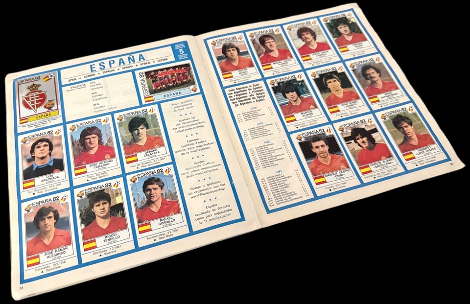 PANINI WORLD CUP ESPANA 82 COMPLETE STICKER ALBUM 1982 SPAIN | eBay UK
