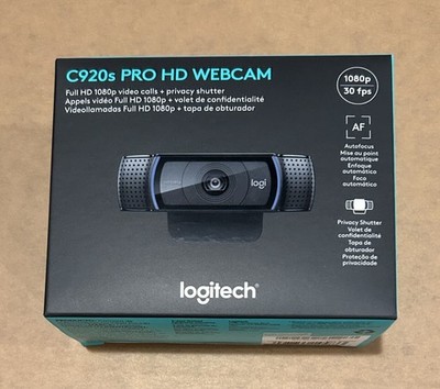 Logitech C920S PRO HD Webcam - New in Sealed Box | eBay