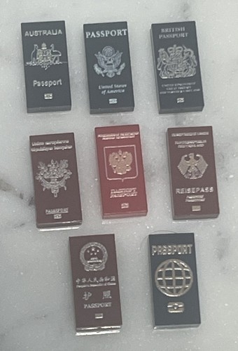 Lego Passport (1x2 Tile) Custom Printed Tiles | eBay