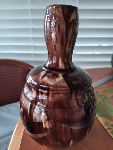 Vintage OAXACA Mexican Drip Ware Pottery Clay Vase Marked | eBay
