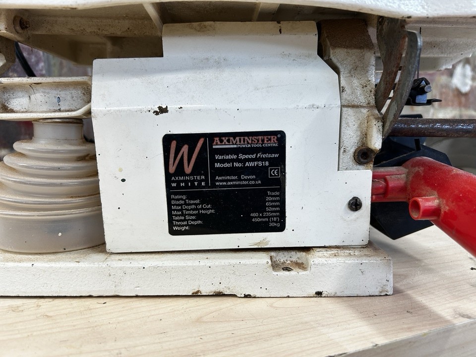 Axminster Variable Speed Fretsaw Awfs18 | eBay UK