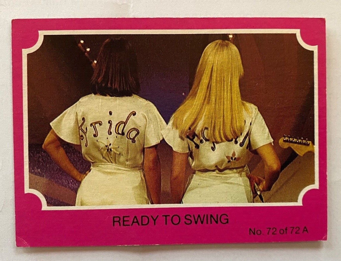 ABBA trading cards Australian Scanlens Pink series - Choose the card ...
