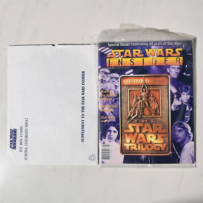 Star Wars Insider Fan Club Supplement Lucas letter & posters postcards ...