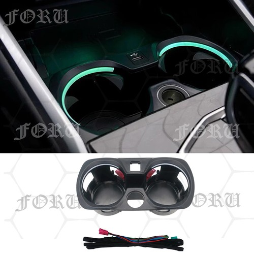 ⭐For BMW 3 Series G20 G28 11 Colors Car LED Cup Holder Ambient Light ...