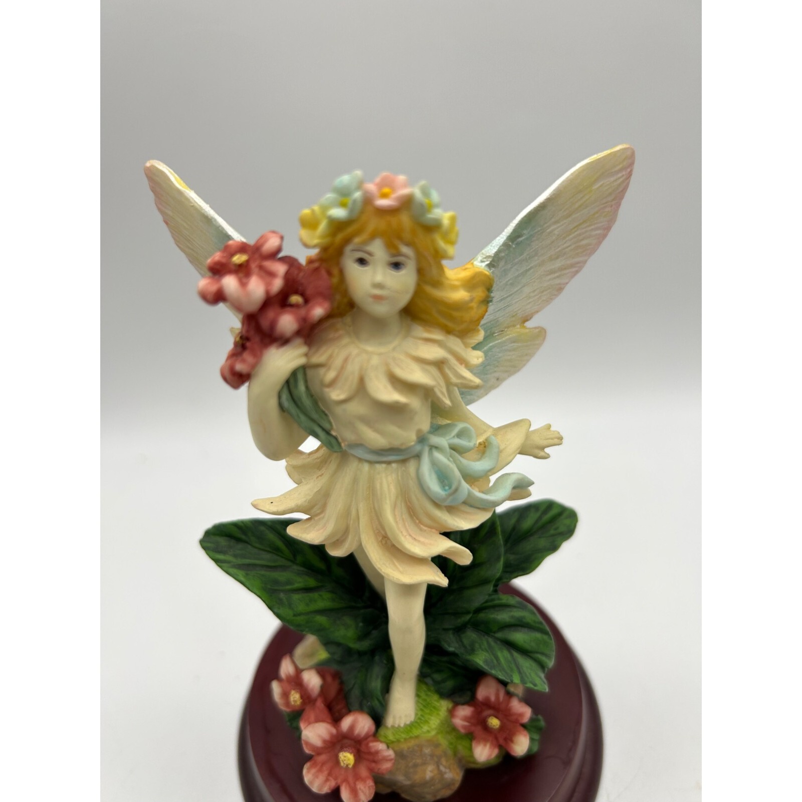 La Verona Collection Fairy With Flowers Figurine 6" | eBay
