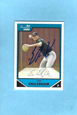 2007 Bowman Evan Englebrook RC Rookie Auto On Card Signed Autographed ...